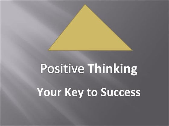 Positive Attitude | PPTX