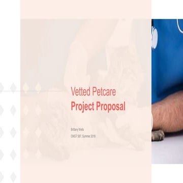 Research Proposal - Vetted PetCare | PPTX | Pet Supplies | Pets