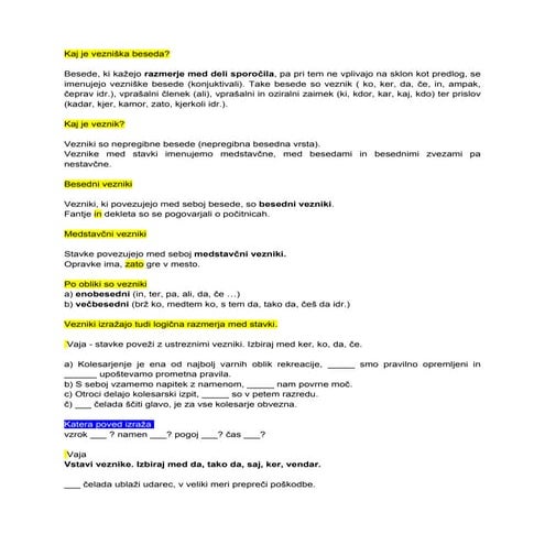 Vezniška beseda | PDF