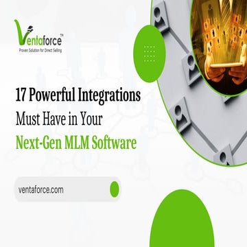 17 Powerful Integrations Your Next-Gen MLM Software Needs | PDF