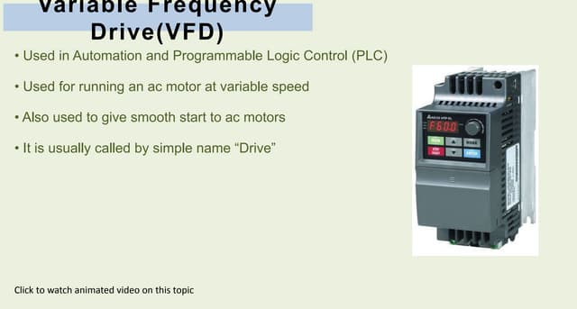 variable frequency drive | PPTX