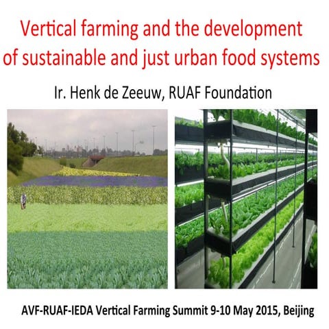 Vertical Farming and Development of Sustainable Urban Food Systems 2015 ...