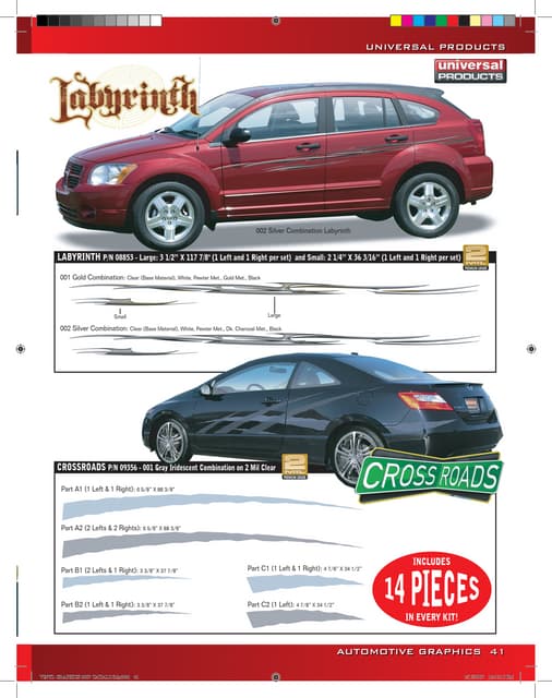 Car decals 2007 catalog 32 40 | PDF