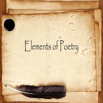 VG_Elements-of-Poetry _21ST CLPW Presentation | PPTX