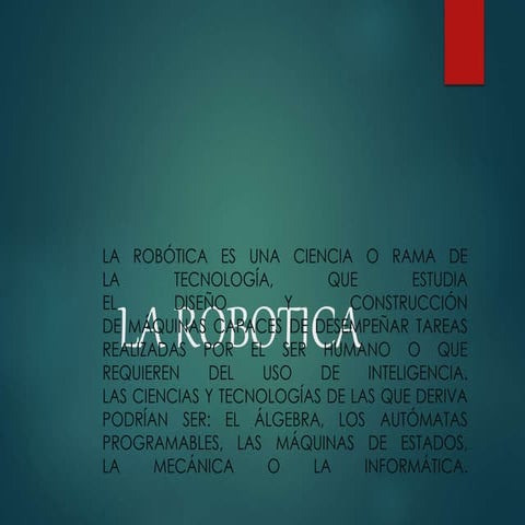 la robotica | PPTX