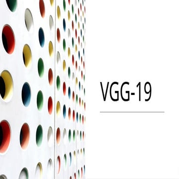 convolutional neural netwrok- visual geometry group | PPTX