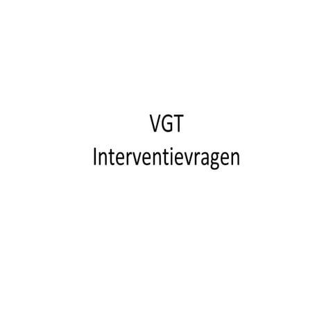 Vgt | PPT