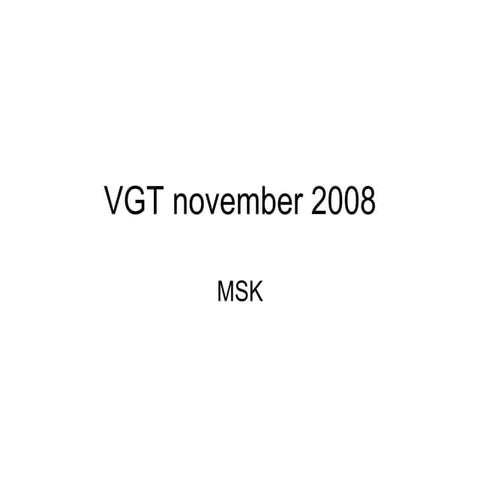 Vgt 2008 msk | PPT