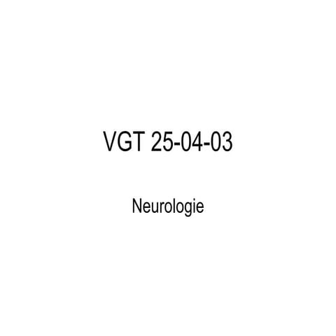 Vgt neuro | PPT