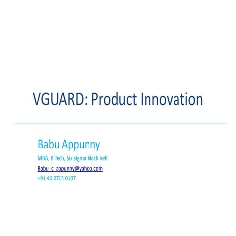 Vguard productlines ver 1.1 | PPT