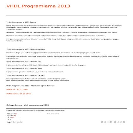 Vhdl 2013 | PDF