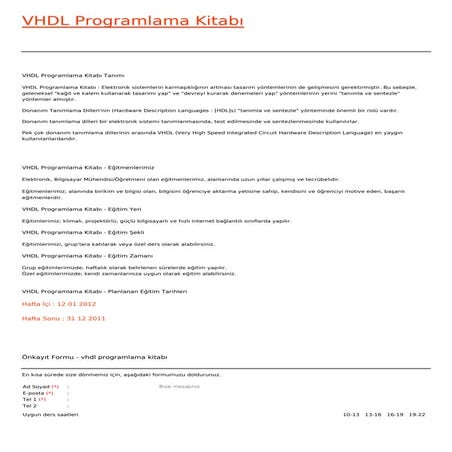 Vhdl kitabi | PDF