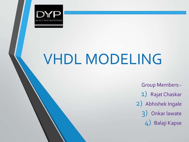 VHDL MODELING.pptx VHDL MODELING.pptx
