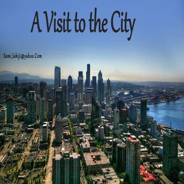 A visit-to-the-city | PPTX