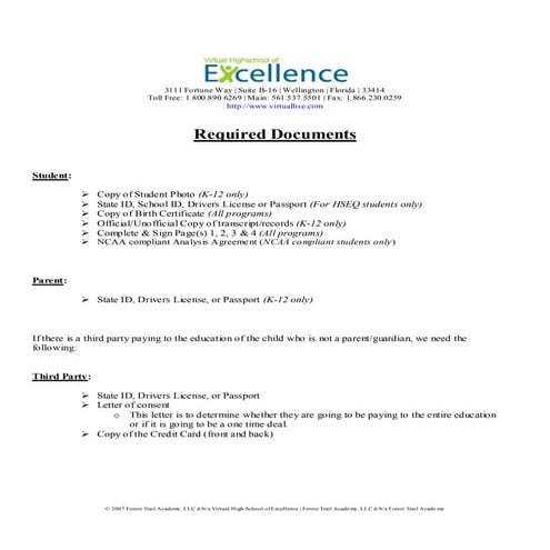 Vhse handbook | PDF
