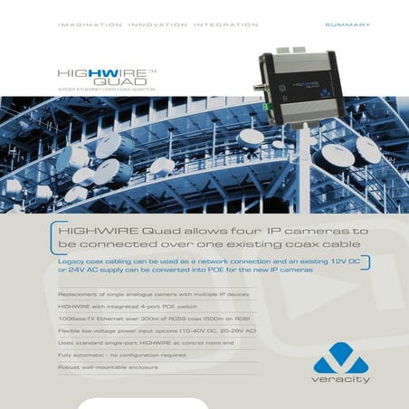 Veracity VHW-HWQ Data Sheet | PDF