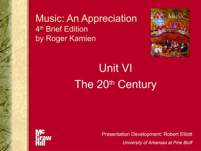 Twentieth Century Music | PPT