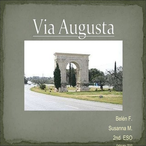 Via Augusta Acabat[1] | PPT