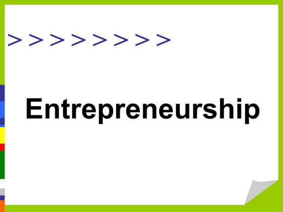 Introduction to Entrepreneurship Grade 12 | PPTX