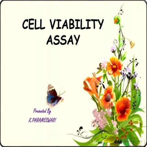 cell Viability princes | PPTX