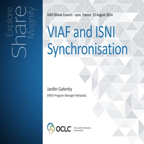 The International Standard Name Identifier (ISNI): A Close Look, with ...