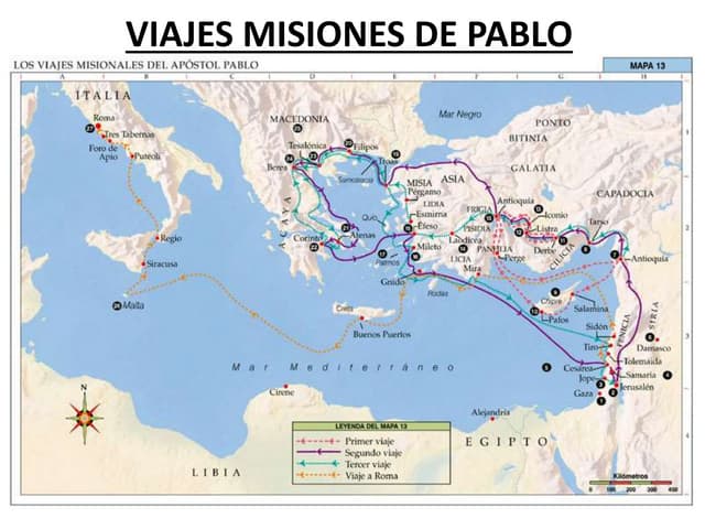 Viajes Misiones De Pablo Ppt