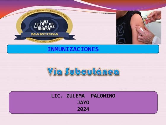 VIA SUBCUTANEA CARASCTERISTICAS INFORME DE APRENDIZAJE.pptx