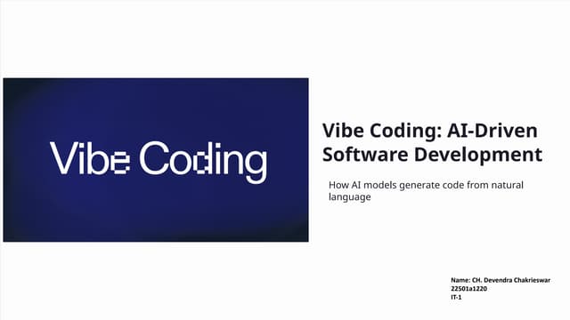 Introduction to Vibe Coding and Vibe Engineering | PPTX