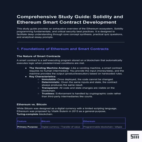Vibe-Coding-Blockchain - Module 4 - Smart Contracts & Ethereum - Study ...