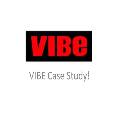 Vibe case study | PPT