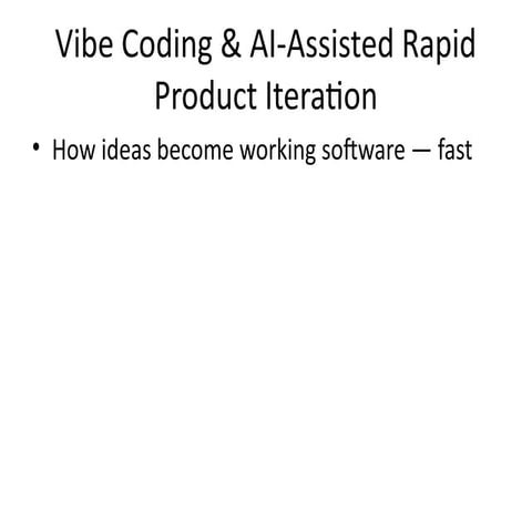 Introduction to Vibe Coding and Vibe Engineering | PPTX