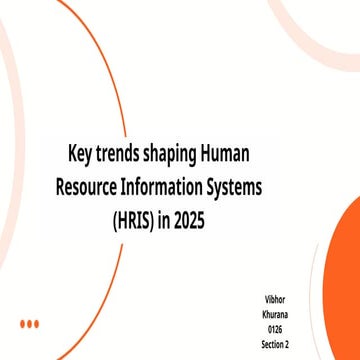 Key Trends shaping Human Resource Systems in 2025 | PPTX
