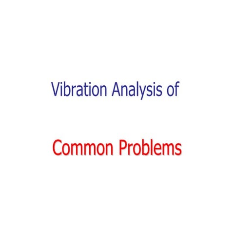 Vibration Analysis Part - 1.ppt