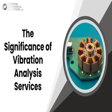Vibration Analysis Services | PDF