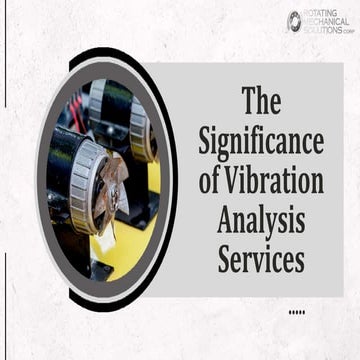 Vibration Analysis Services | PPTX | Physics | Science