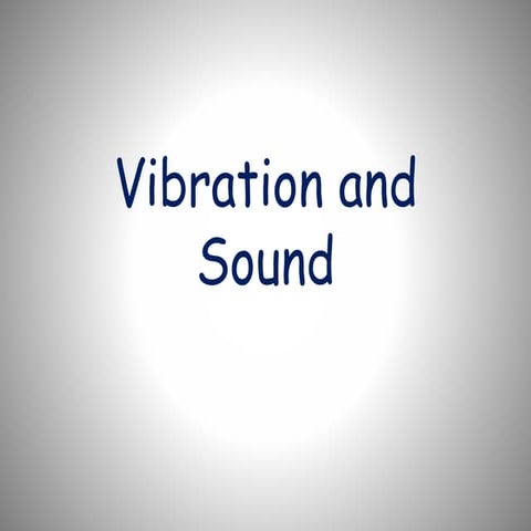 Vibration and sound 2 | PPT