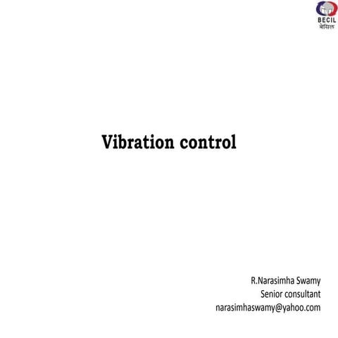 Vibration control | PPTX