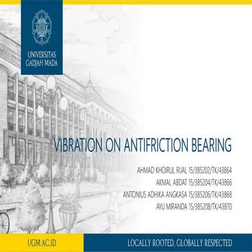 Vibration Of Anti Frictional Bearing Pptx