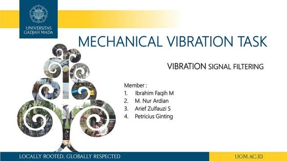 vibration signal filtering | PPT