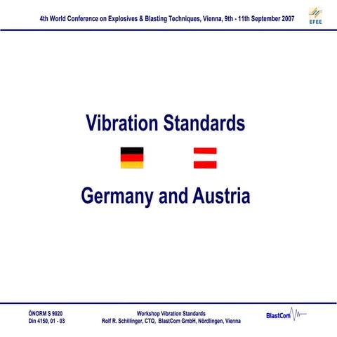 Vibration Standards Germany And Austria | PPT