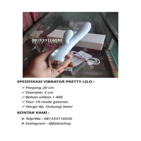 Jual Vibrator Pretty Lilo di Sidoarjo 081333116030 Toko Sextoys Wanita di Sidoarjo | PDF