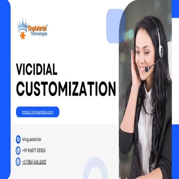 Contact Center Software Solution & Vicidial Solutions | KingAsterisk | PDF