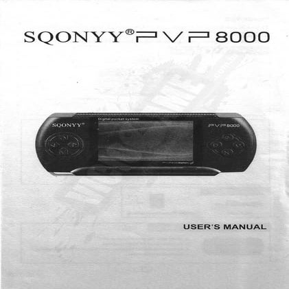 SQONYY PVP 8000 Station Light - Digital Pocket System - Manual | PDF