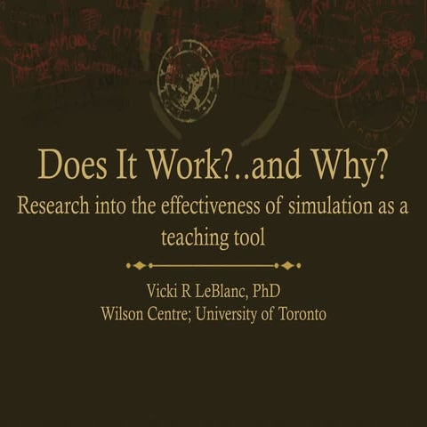 Research into Simulation | PPT