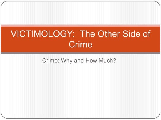 Criminology | PPT