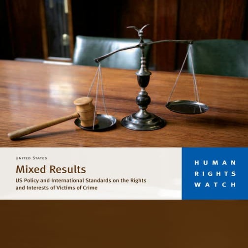 Victims rights as human rights from human rights watch | PDF