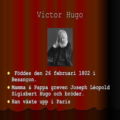 Victor hugo power point | PPT