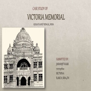 VICTORIA MEMORIAL CASE STUDY | PPTX