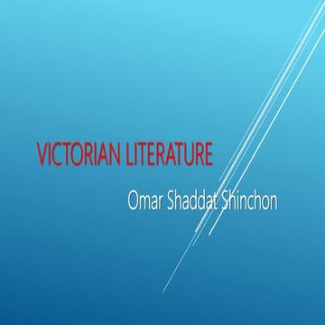 Victorian literature | PPTX