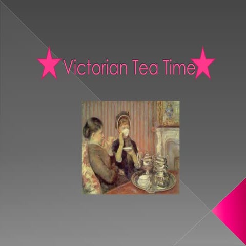 Victorian tea time | PPTX
